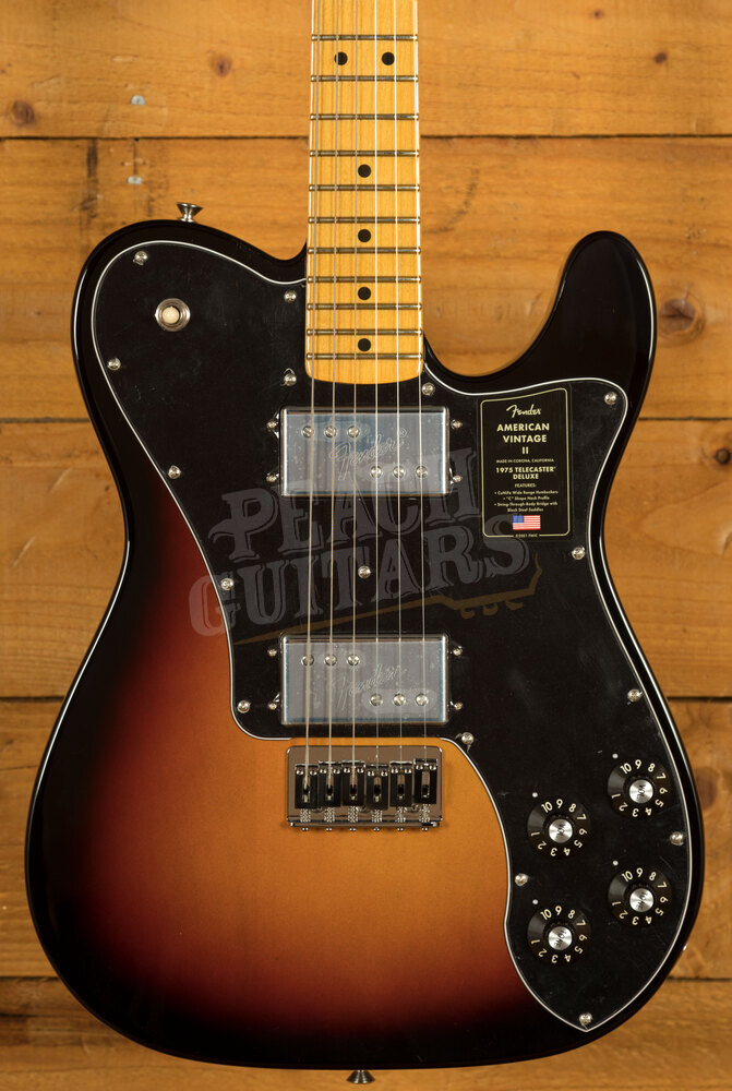 Fender American Vintage II 1975 Telecaster Deluxe | Maple - 3-Colour ...