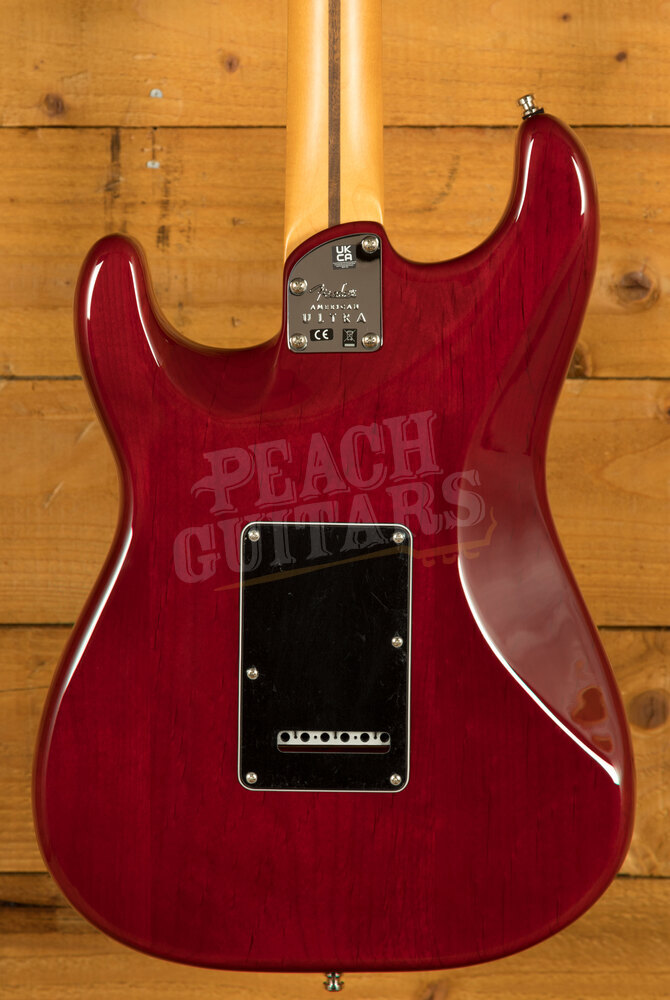 Fender Limited Edition American Ultra Stratocaster HSS | Streaked Ebony ...