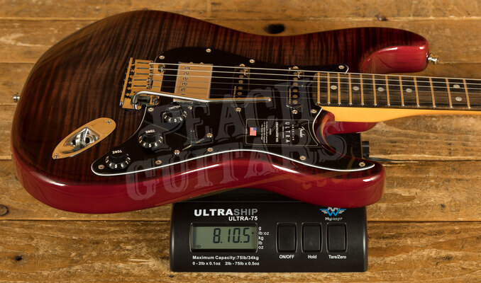 Fender Limited Edition American Ultra Stratocaster HSS | Streaked Ebony ...