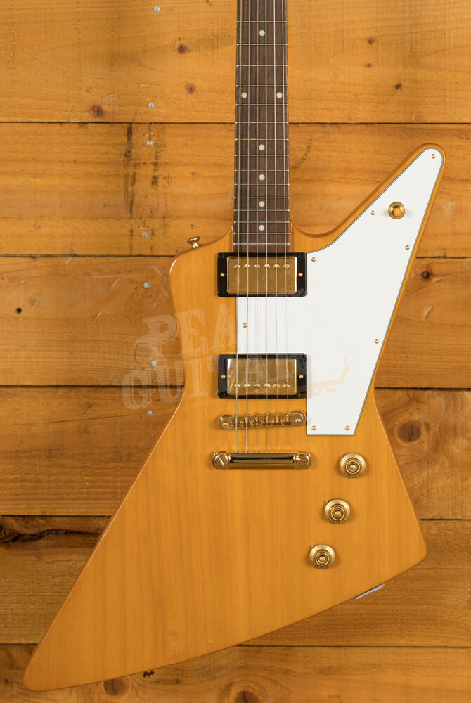 Epiphone 1958 Korina Explorer | Aged Natural - White Pickguard