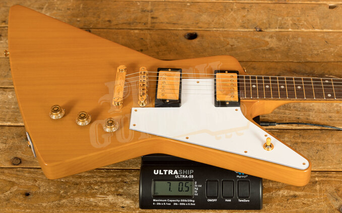 Epiphone 1958 Korina Explorer | Aged Natural - White Pickguard