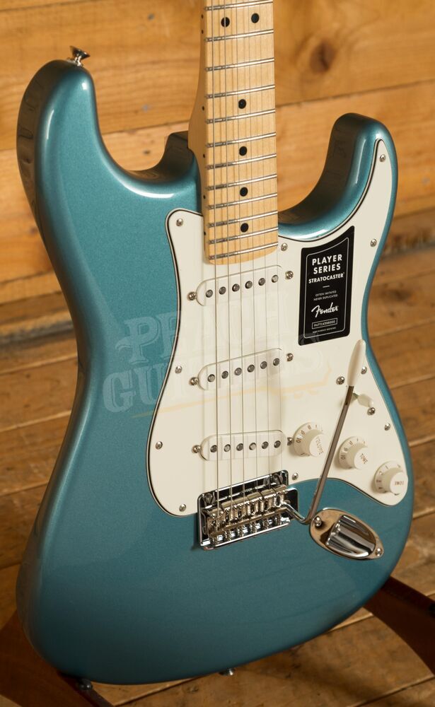 Fender Player Strat Maple Neck Tide Pool Blue - Peach Guitars