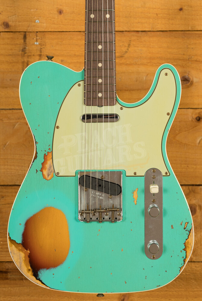 Fender Custom Shop LTD 60 Tele Custom Heavy Relic Aged Seafoam Green