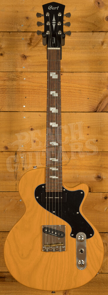Cort Sunset TC Open Pore Mustard Yellow - Peach Guitars