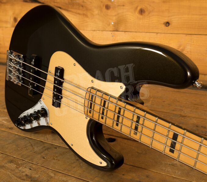 Fender American Ultra Jazz Bass Texas Tea - Peach Guitars