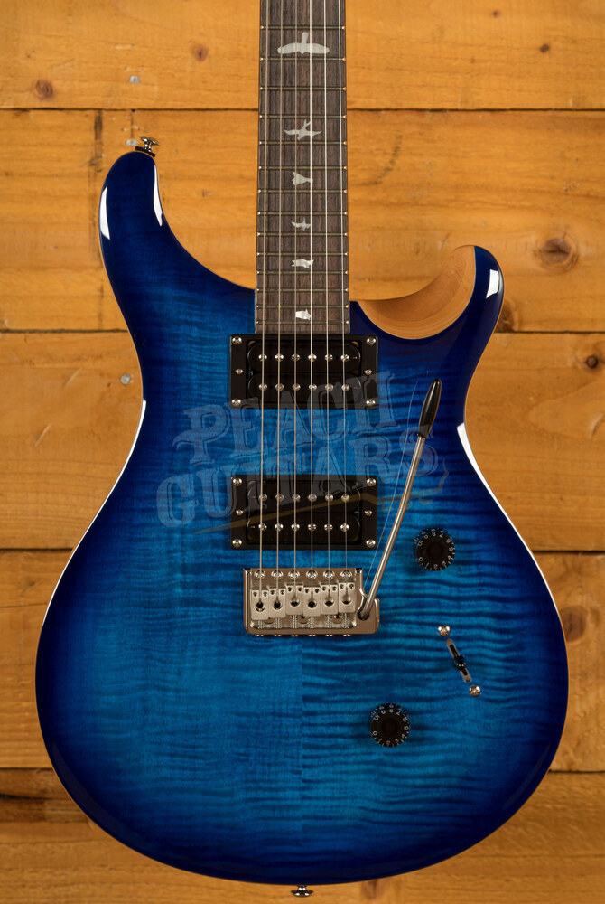 PRS SE Custom 24 Faded Blue Burst 2021 - Peach Guitars