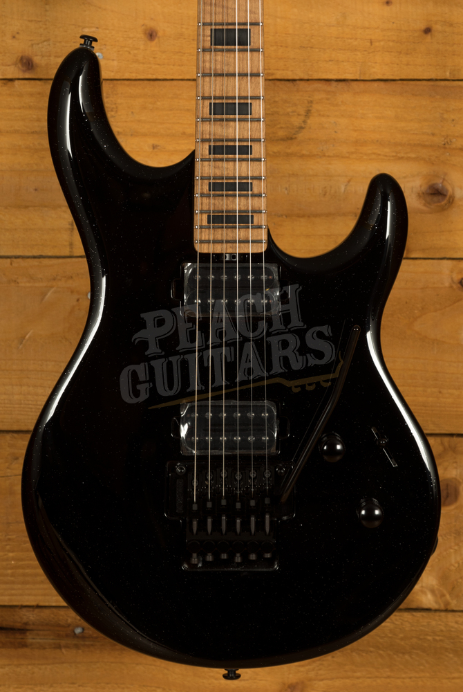 Music Man BFR Luke 3 Floyd Rose HH Classic Black Sparkle