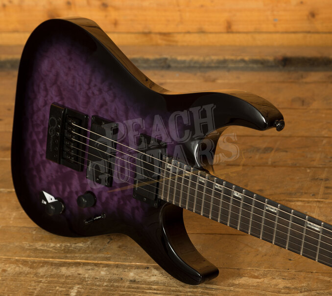 ESP LTD H-1000 EverTune | See Thru Purple Sunburst