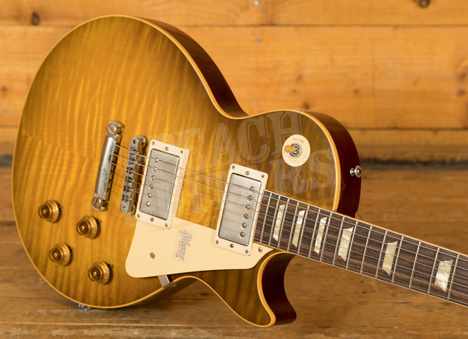Gibson Custom 60th Anniv 59 Les Paul Green Lemon Fade VOS NH