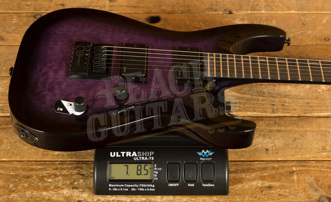 ESP LTD H-1000 EverTune | See Thru Purple Sunburst