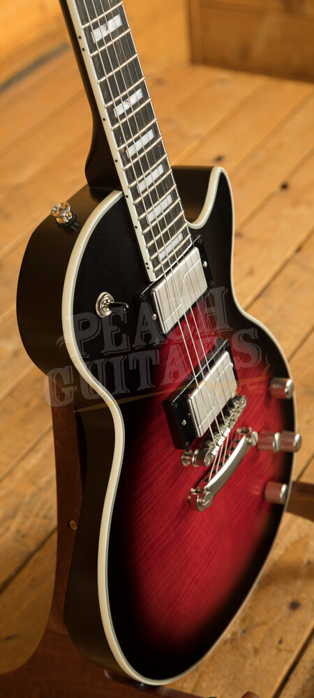 Epiphone Les Paul Prophecy Red Tiger Aged Gloss - Peach Guitars