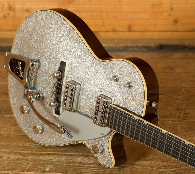 Gretsch G6129T-59 Vintage Select '59 Silver Jet | Silver Sparkle