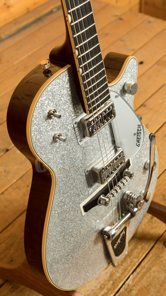 Gretsch G6129T-59 Vintage Select '59 Silver Jet | Silver Sparkle