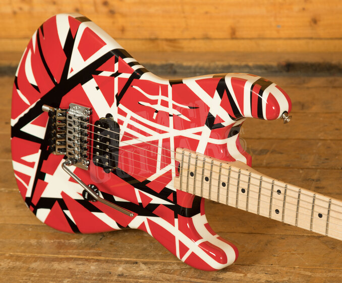 EVH Striped Series Red Black White