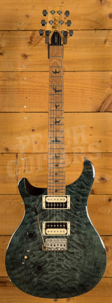PRS SE Custom 24 Quilt Grey Black Torrified Maple Ltd LH