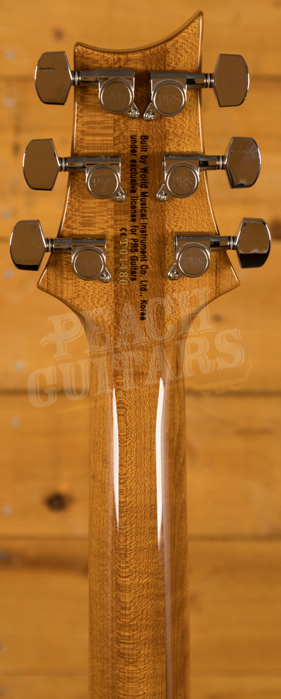 PRS SE Custom 24 Quilt Fire Red Torrified Maple Neck Ltd - Peach Guitars