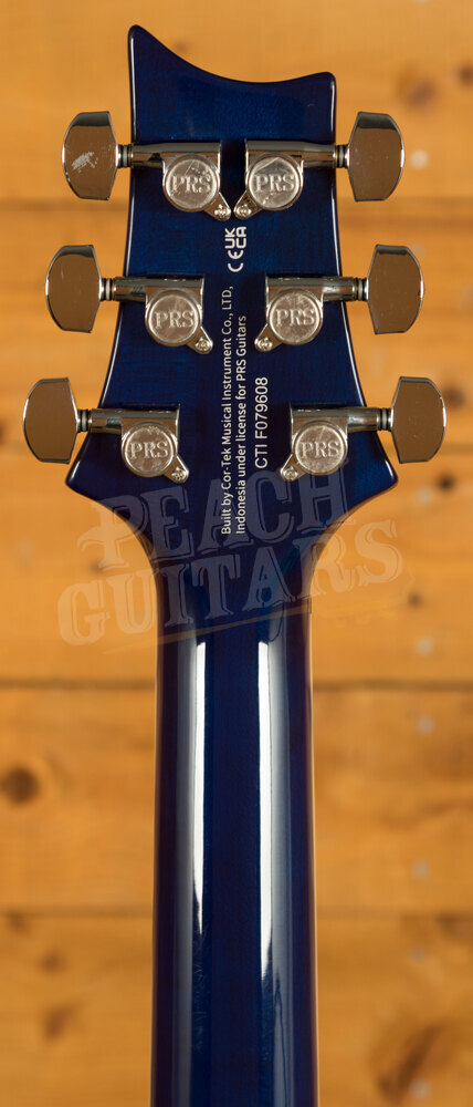 PRS SE Standard | SE Standard 24-08 - Translucent Blue Left Handed