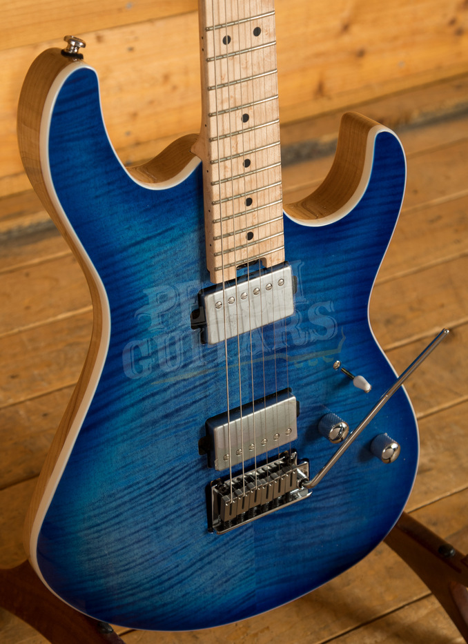 Cort G290 FAT Bright Blue Burst - Peach Guitars
