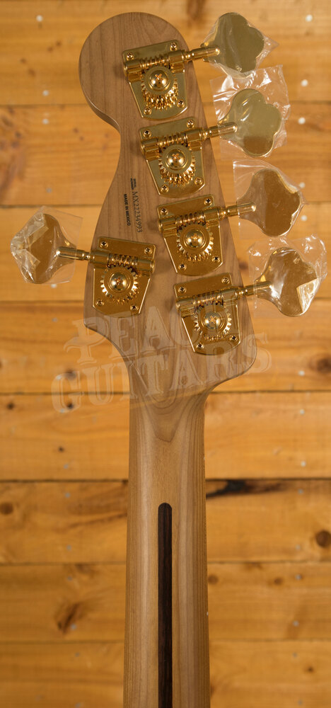 Fender MonoNeon Jazz Bass V | Maple - Neon Yellow