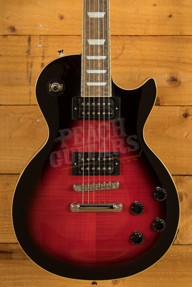 Epiphone Slash Les Paul Standard Vermillion Burst w/Hard Case - Peach ...