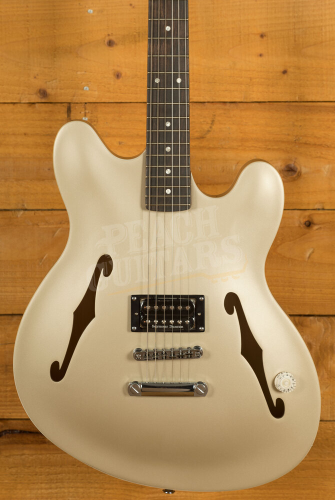 Fender Tom DeLonge Starcaster | Rosewood - Satin Shoreline Gold