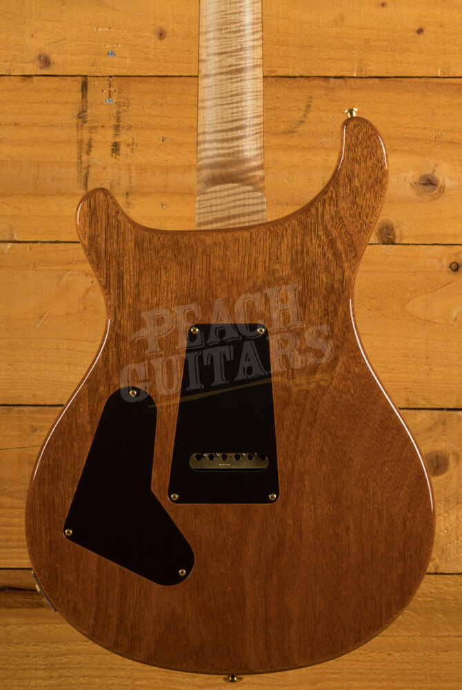 PRS Wood Library Custom 24 Quilt | Fire Red to Grey Black Fade - 10 Top ...