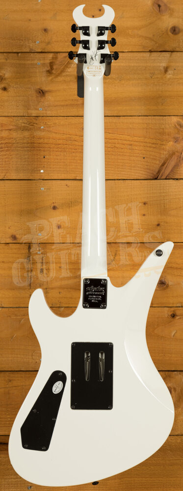 Schecter Synyster Standard | Gloss White w/Black Pinstripes