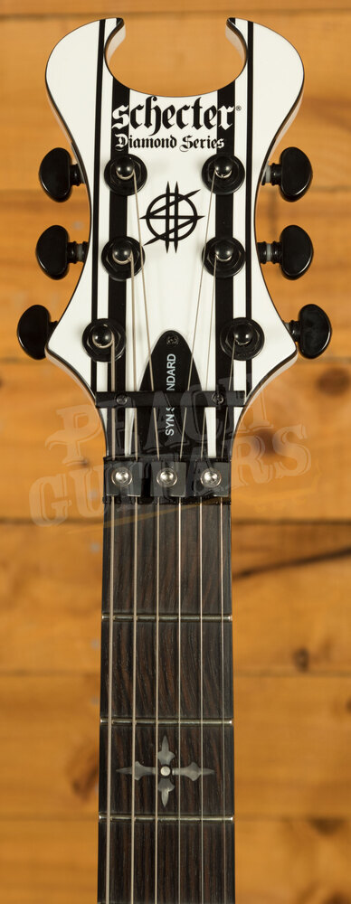 Schecter Synyster Standard | Gloss White w/Black Pinstripes