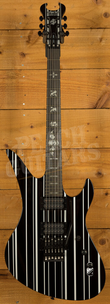 Schecter Synyster Standard | Gloss Black w/Silver Pinstripes