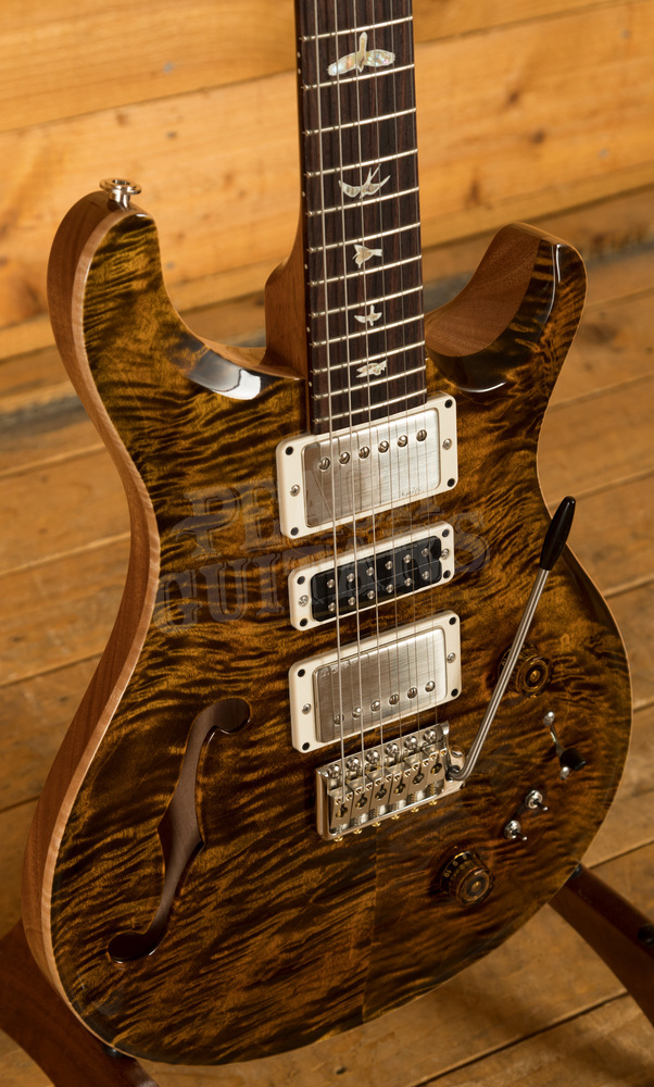 PRS Special Semi Hollow Yellow Tiger Pattern - Peach Guitars