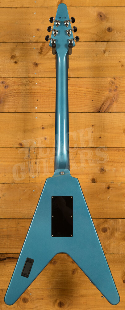 Gibson Custom Richie Faulkner Flying V Custom Pelham Blue w/Floyd Rose