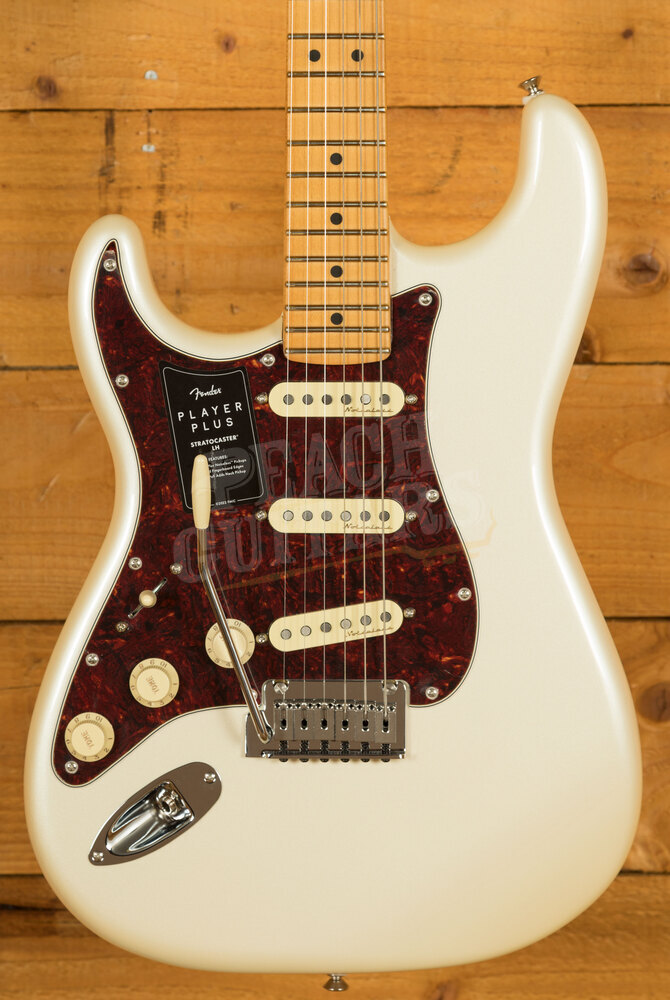 Fender Player Plus Stratocaster | Maple - Olympic Pearl - Left-Handed