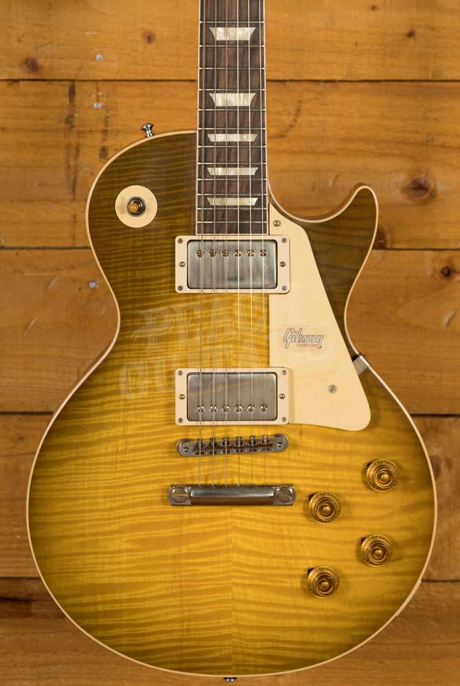 Gibson Custom 60th Anniversary '59 Les Paul Green Lemon Fade Peach ...