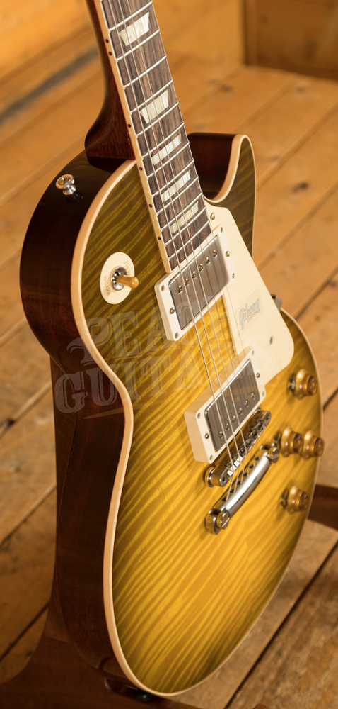 Gibson Custom 60th Anniversary '59 Les Paul Green Lemon Fade Peach ...