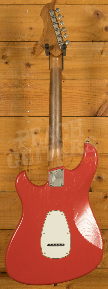 Novo Nucleus Idris HSS | Fiesta Red - Parchment Pickguard