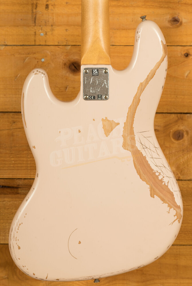 Fender Flea Jazz Bass | Rosewood - Roadworn Shell Pink