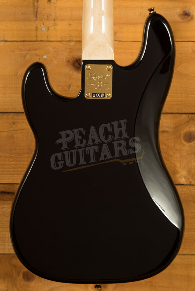Squier 40th Anniversary Precision Bass - Gold Edition | Laurel - Black