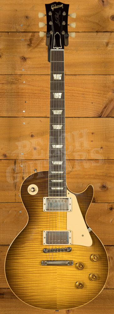 Gibson Custom '59 Les Paul Standard - Handpicked Top - Green Lemon Fade ...