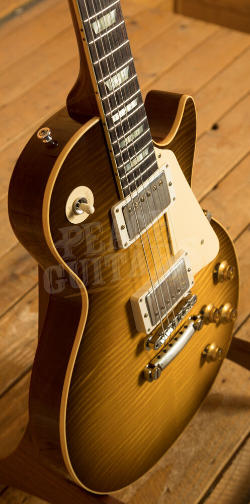 Gibson Custom '59 Les Paul Standard - Handpicked Top - Green Lemon Fade ...
