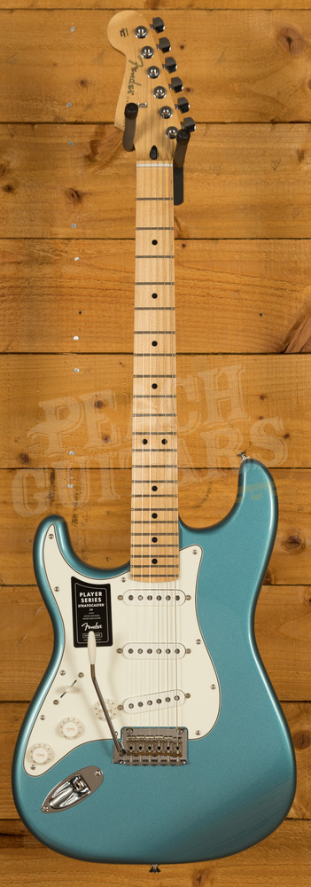 Fender Player Strat L/H Tide Pool Blue - Peach Guitars