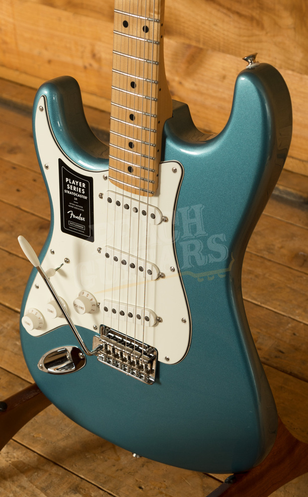 Fender Player Strat L/H Tide Pool Blue - Peach Guitars