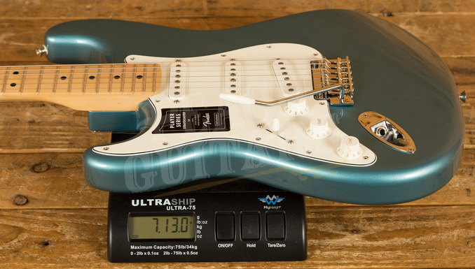 Fender Player Strat L/H Tide Pool Blue - Peach Guitars