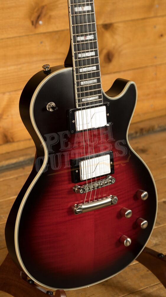 Epiphone Les Paul Prophecy Red Tiger Aged Gloss - Peach Guitars