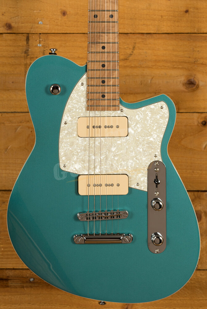 Reverend Charger 290 - Deep Sea Blue - Peach Guitars
