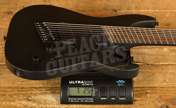 Schecter Damien-8 MS | 8-String - Satin Black