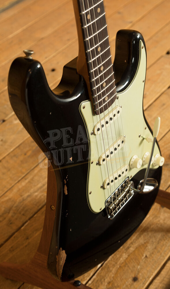 Fender Custom Shop LTD '63 Strat Relic Aged Black