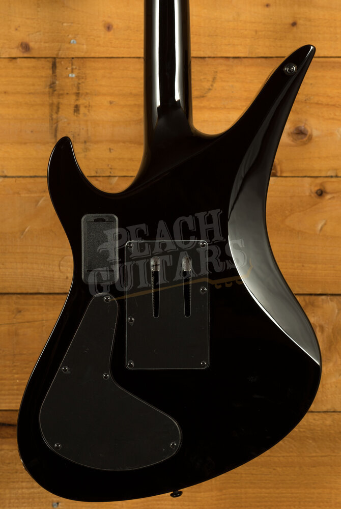 Schecter Synyster Custom-S | Gloss Black w/Silver Pinstripes