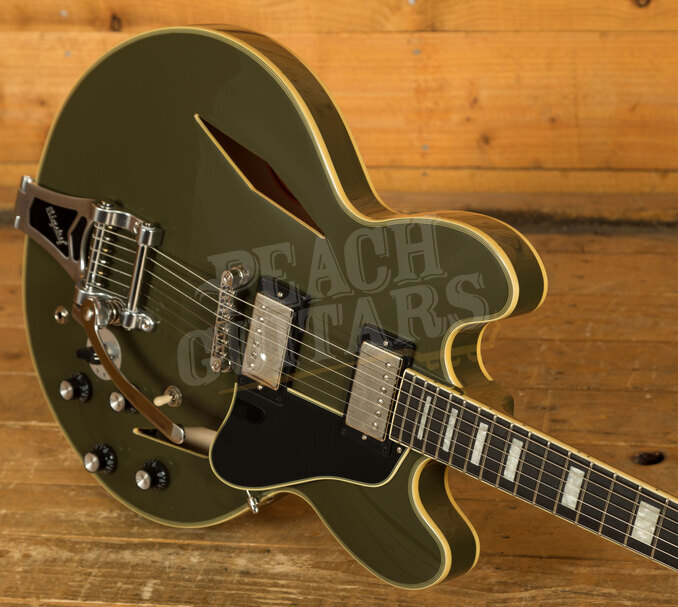 Epiphone Shinichi Ubukata ES-355 | Olive Drab - Ebony