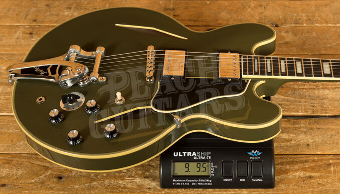 Epiphone Shinichi Ubukata ES-355 | Olive Drab - Ebony