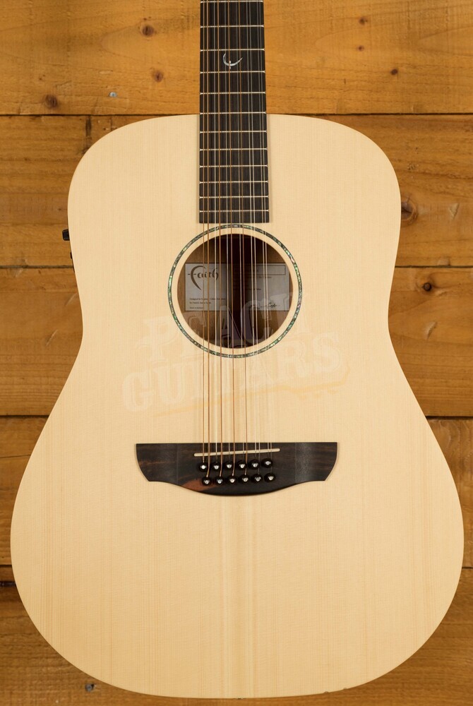 Faith Naked Saturn 12 String w/Gig bag - Peach Guitars